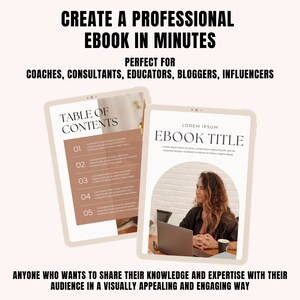 Ebook Template, Workbook, Course, Checklist, Magazine, Blogger ...