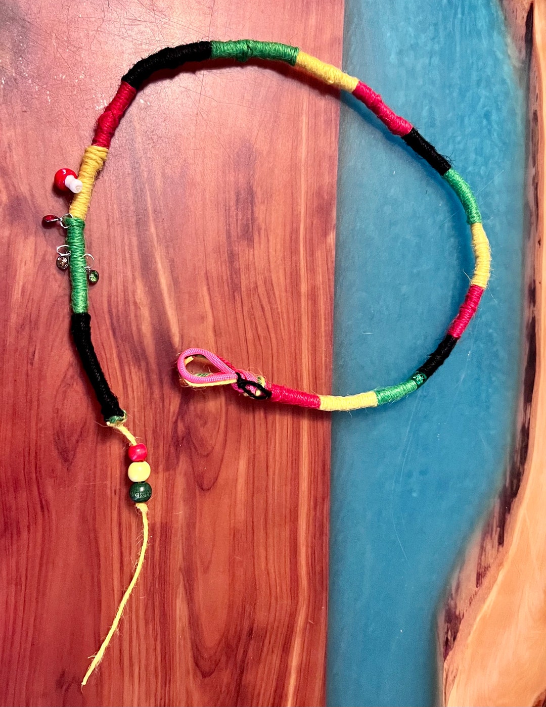 Rasta Attachable Braid in Hair Wrap/dreadlock Extension Red, Yellow and ...