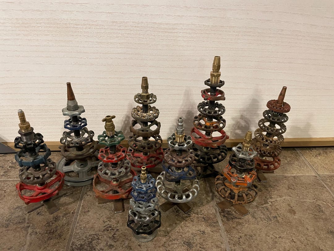 Metal Valve Handle Tree Christmas Faucet Steam Punk - Etsy
