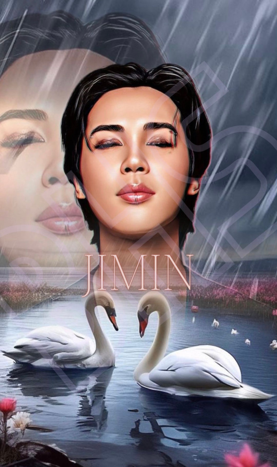 Park Jimin Fan Art Etsy