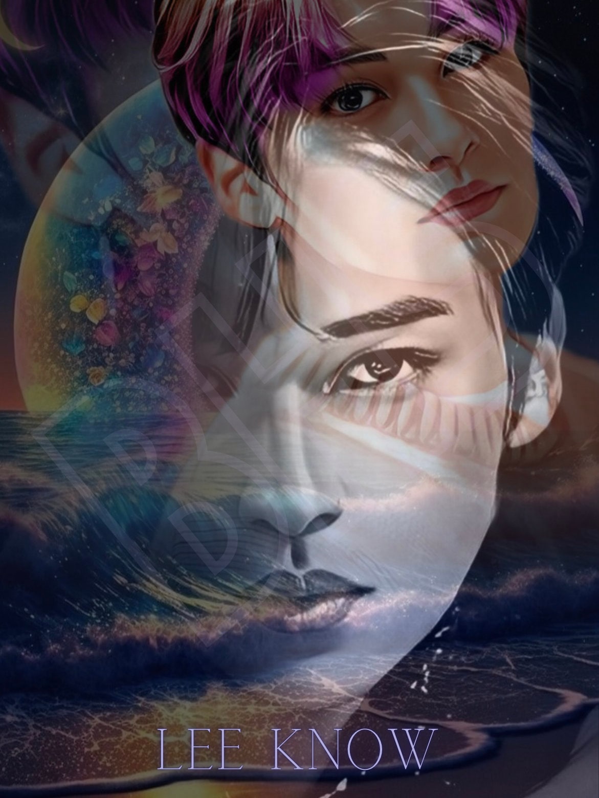 Skz Lee Know Fan Art - Etsy