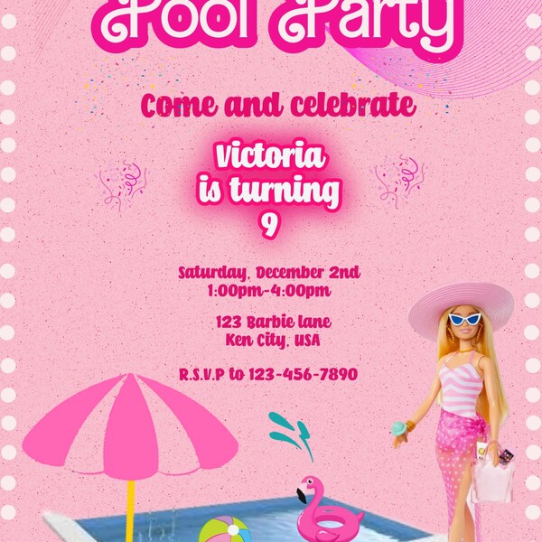 Barbie Pool - Etsy