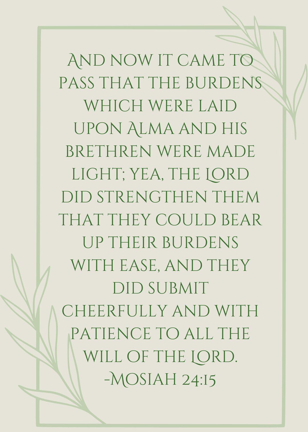 Jesus Christ Makes Our Burdens Light Mosiah 24:15 Book of Mormon Quotes ...