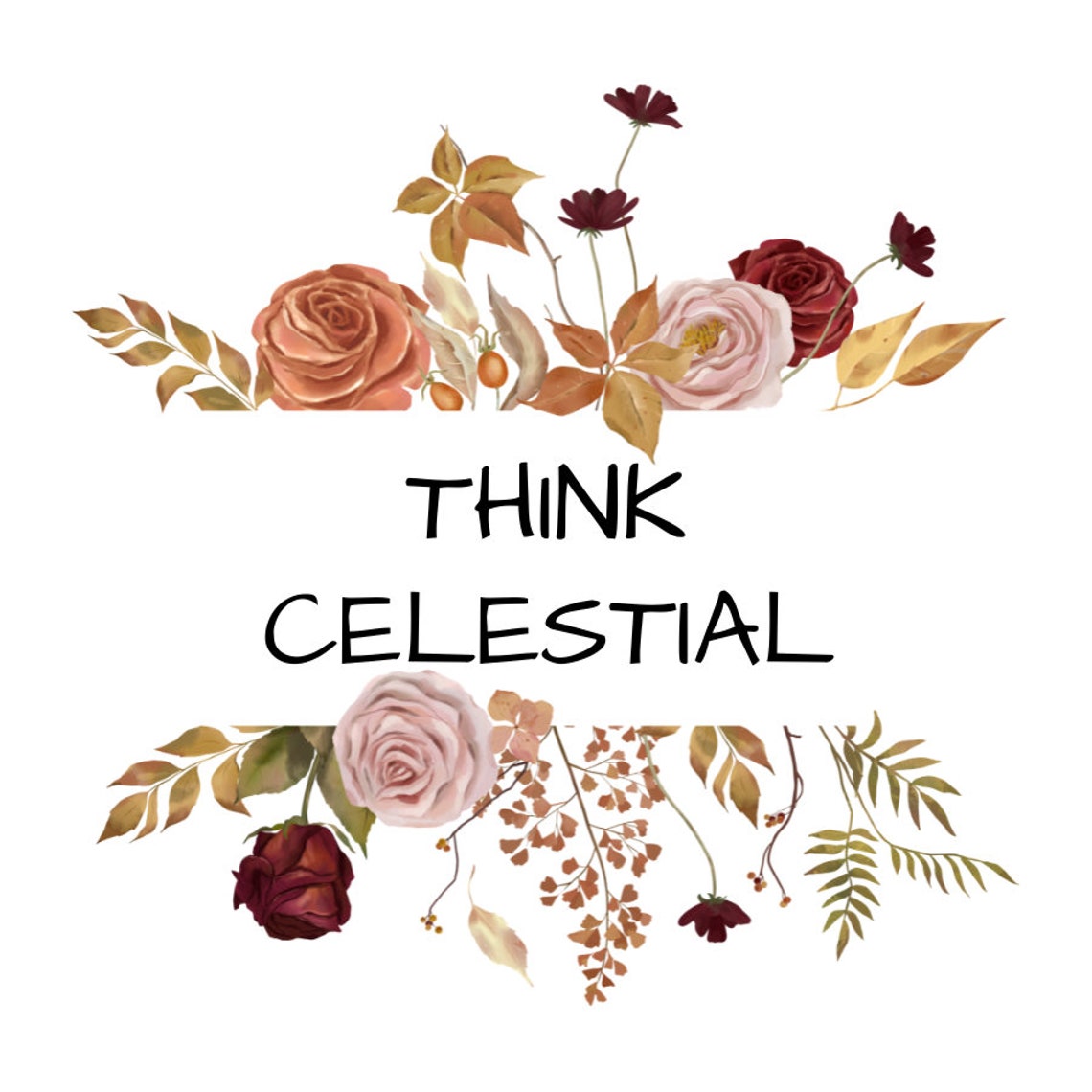 Think Celestial LDS Printable, LDS Clip Art, Digital Download, General ...