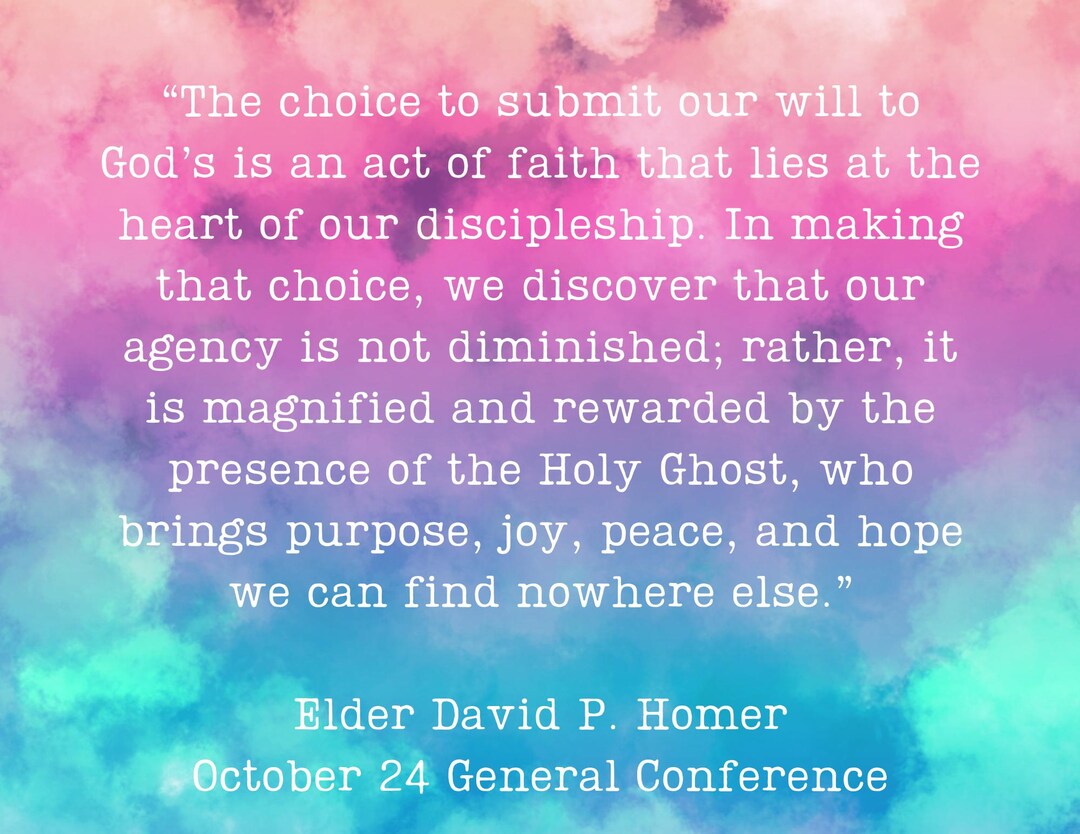 LDS General Conference October 2024 Quotes, Digital Download, Elder ...