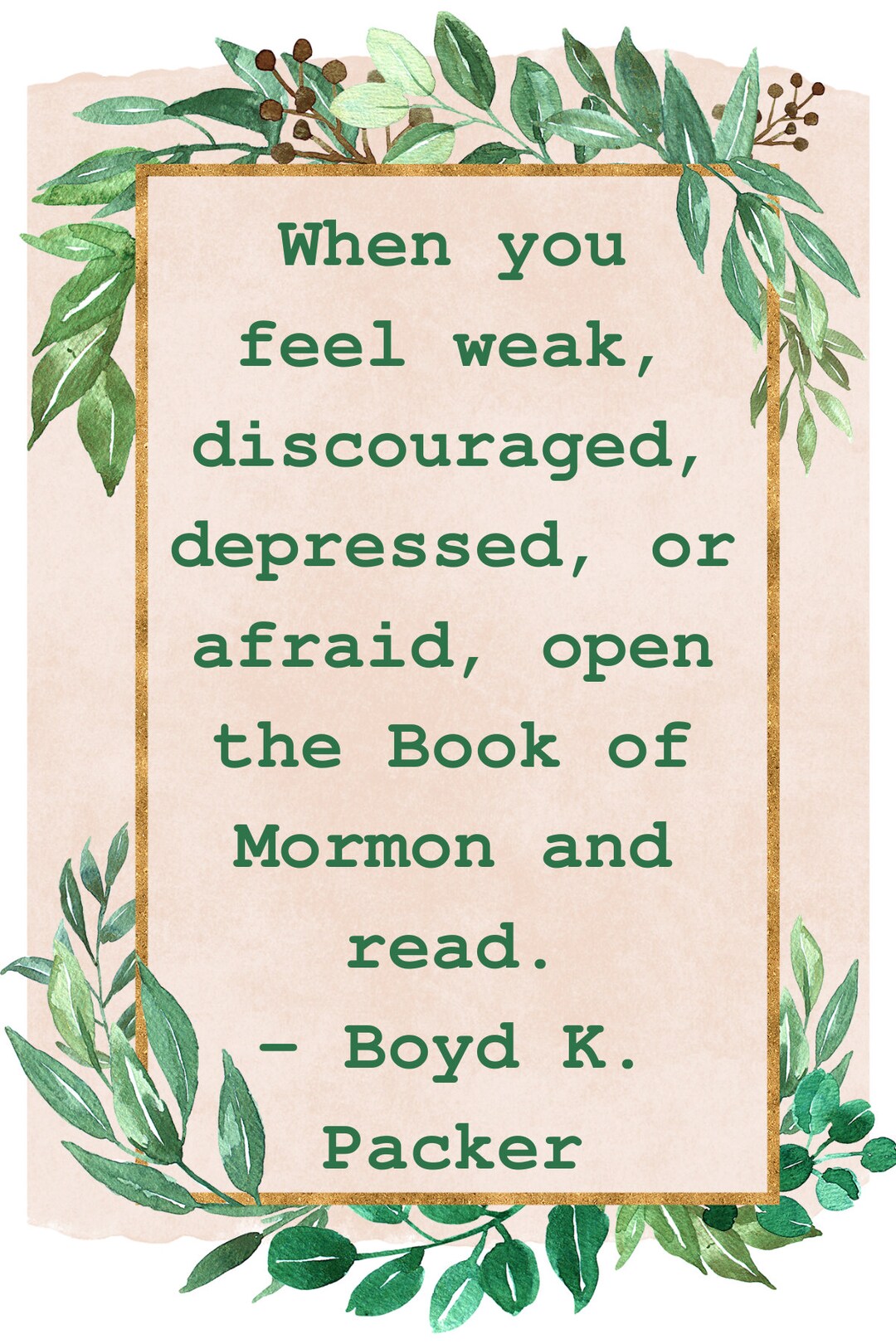 LDS Quotes, Promised Blessings of Reading the Book of Mormon Digital ...