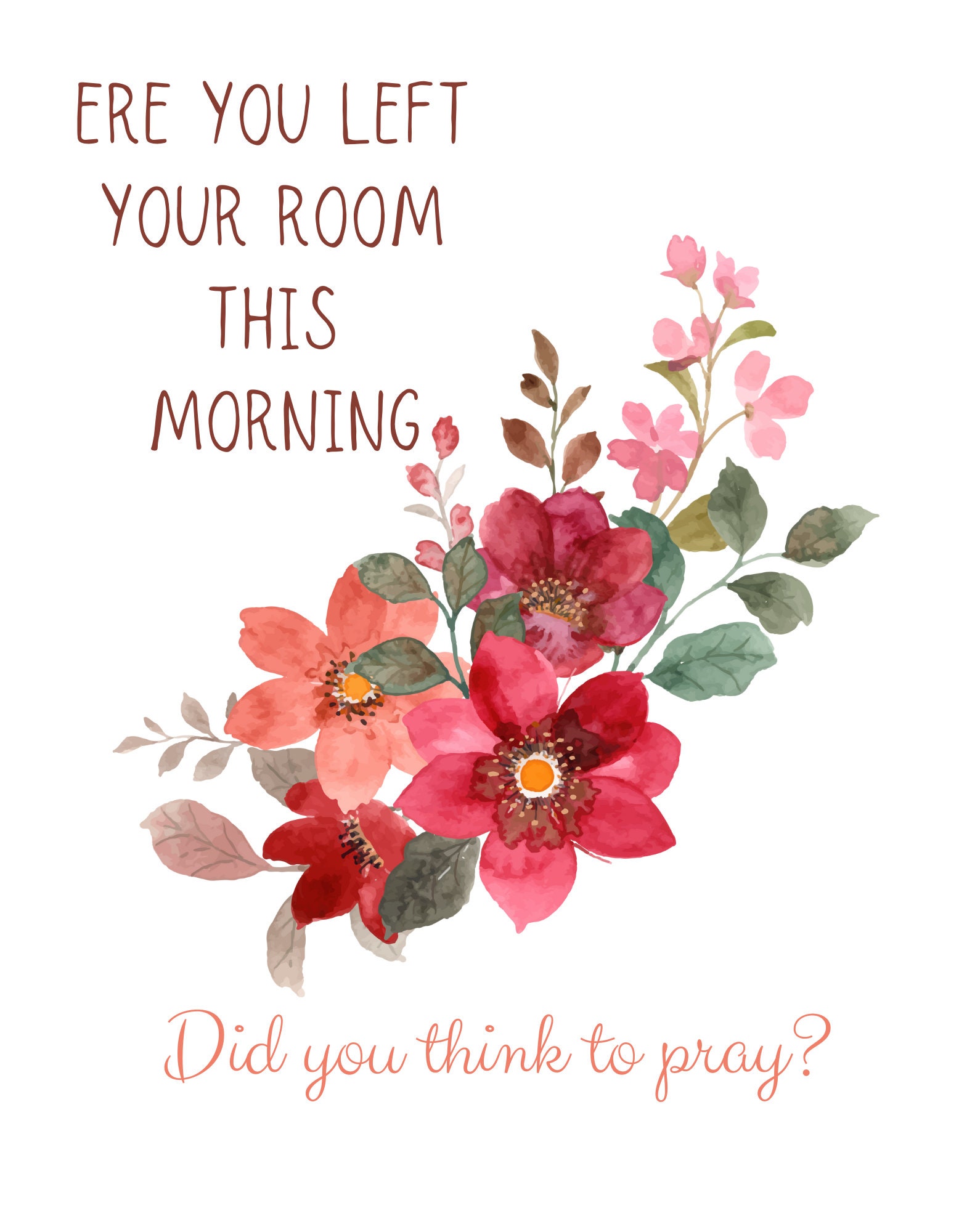 Did You Think to Pray LDS Hymn Digital Download, Ministering Sister ...