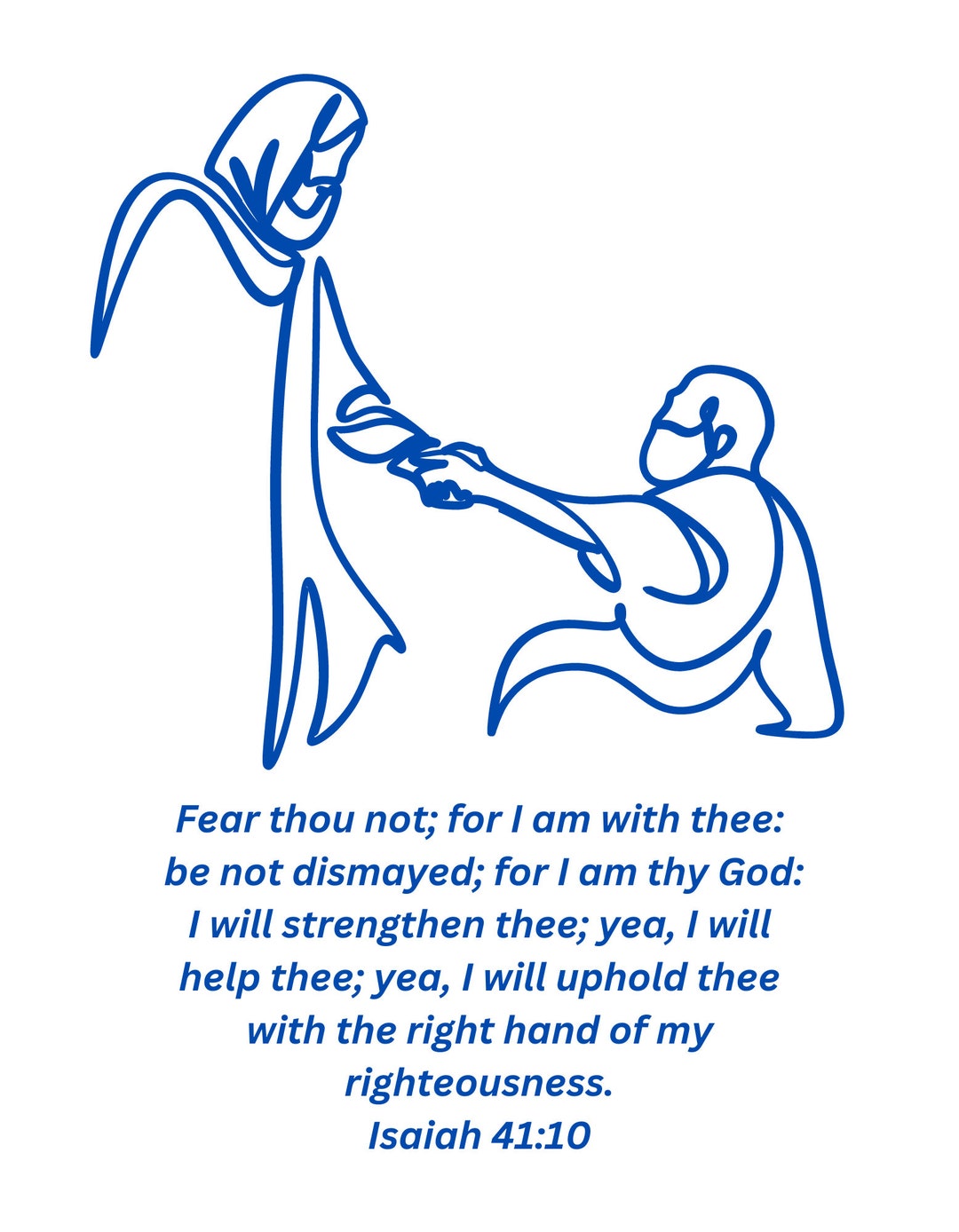Jesus Christ Digital Download, Fear Not Printable, Christian Digital ...
