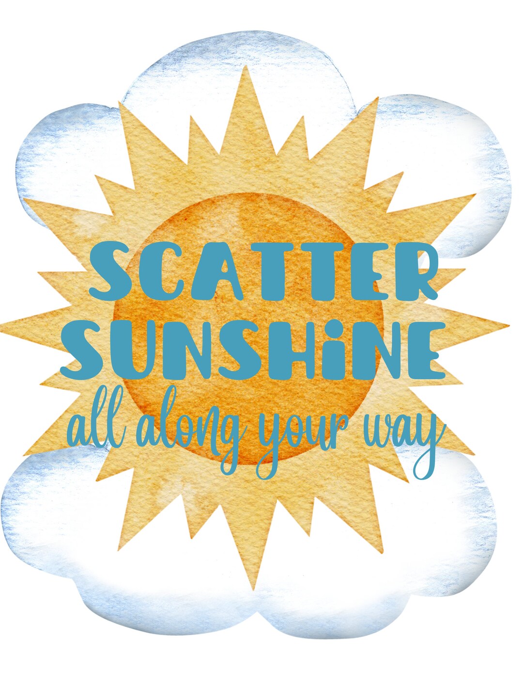 Scatter Sunshine Digital Download, LDS Hymns, Ministering Sister ...
