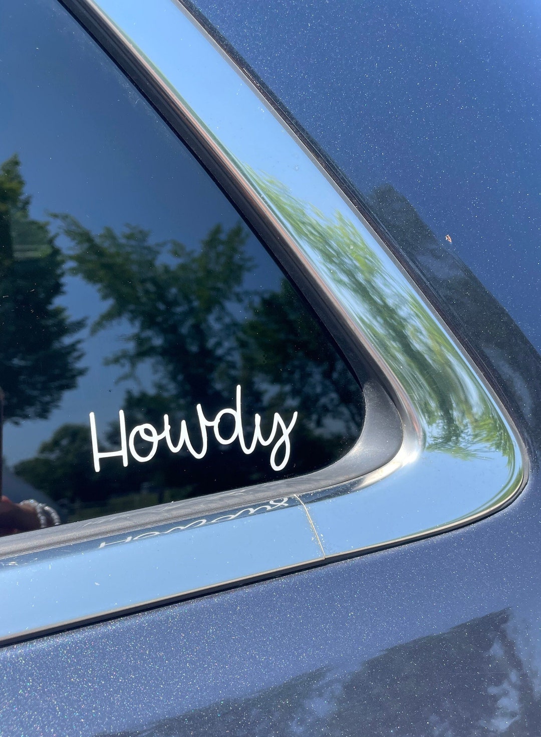 Howdy Decal | Permanent Decal | Windshield, Back Window, Side Window ...