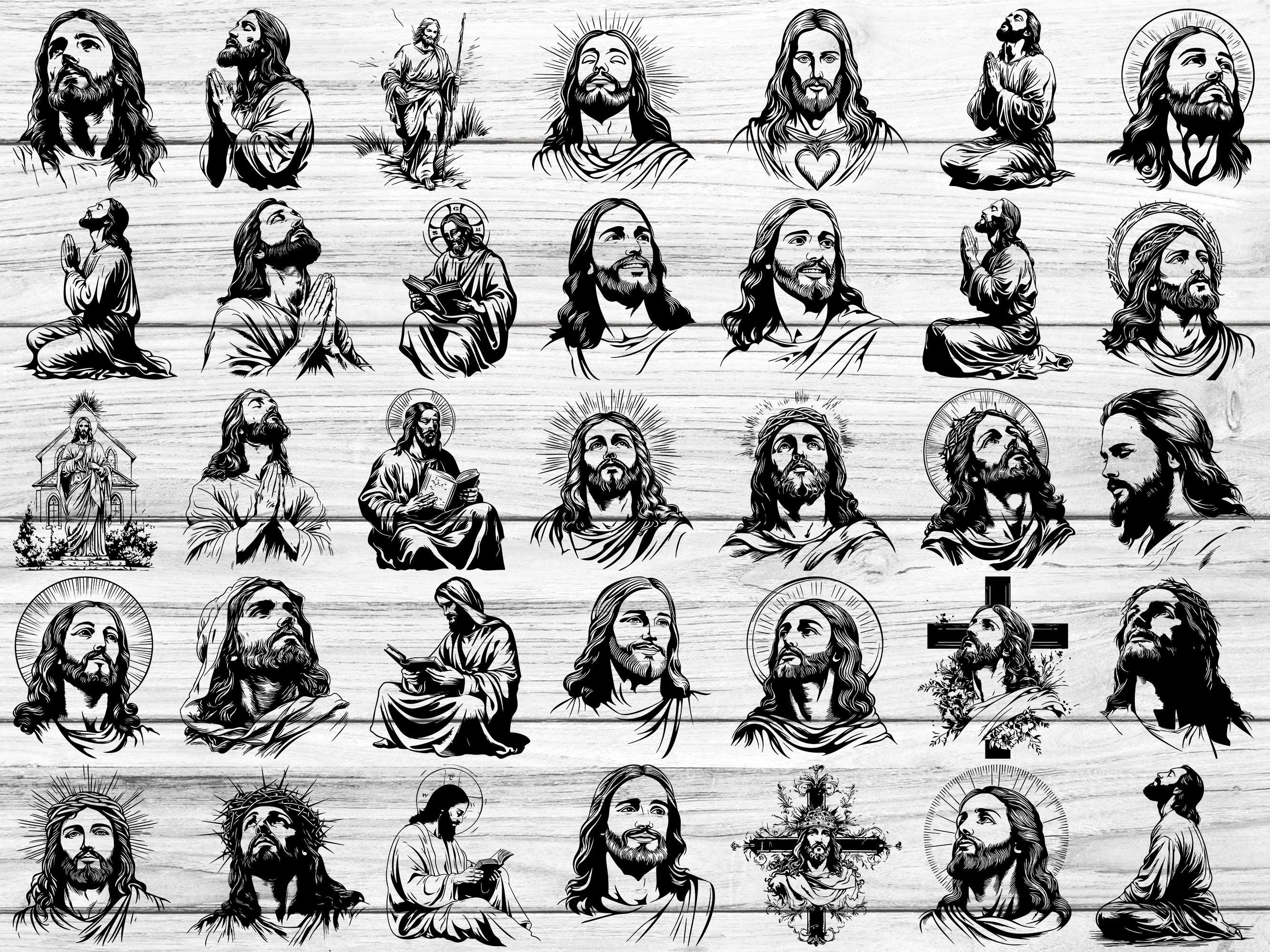 Jesus Christ SVG Bundle, Jesus Christ Png, Jesus Christ Vector ...