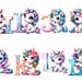 Clipart Alphabet Unicorn PNG Clipart Bundle, Scrapbooking, Fan Art Clip ...