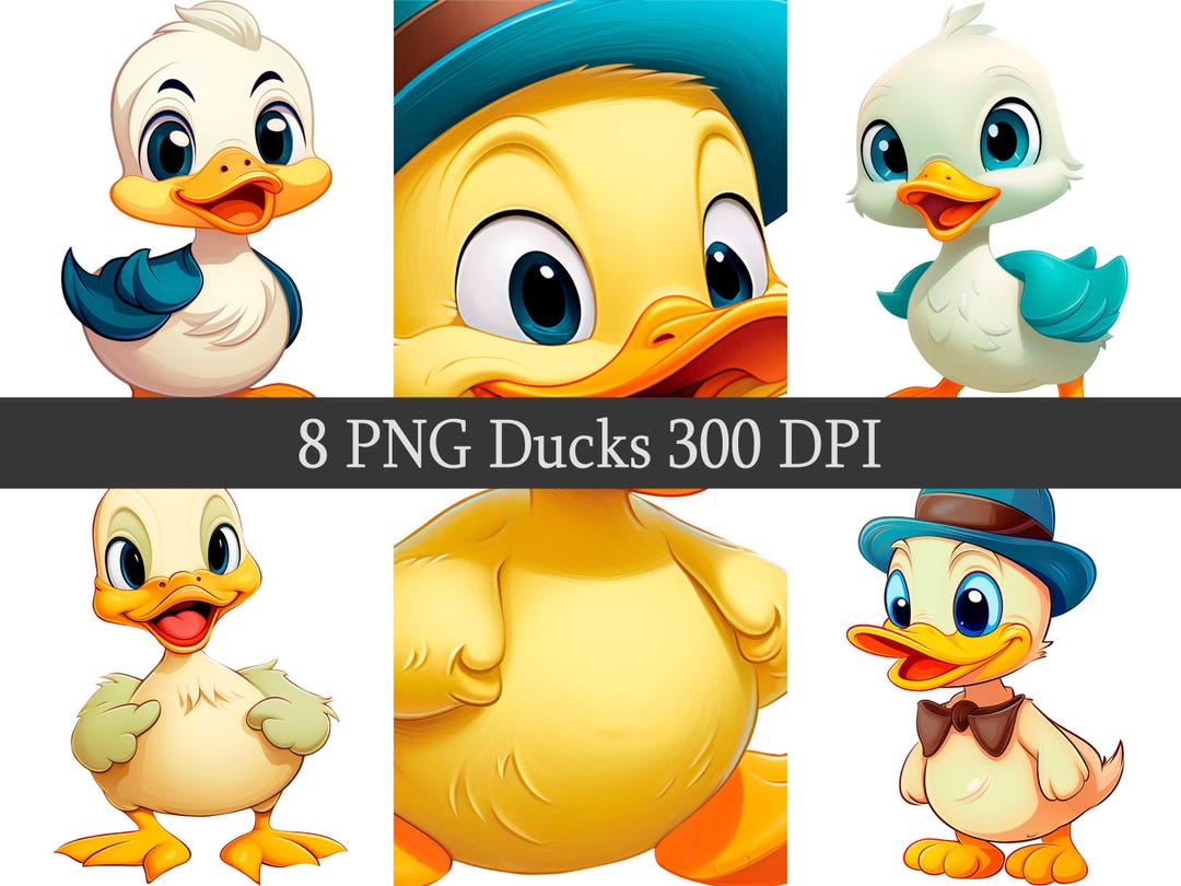 Clipart Baby Ducks PNG Clipart Bundle, Scrapbooking, Fan Art Clip Art ...