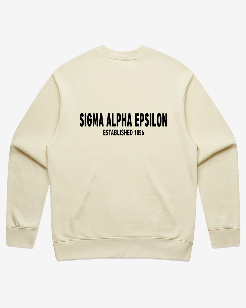Sigma Alpha Epsilon Essentials Style Crewneck - Etsy