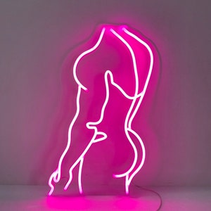 Man Neon Sign, Man Bedroom Wall Decor , Masculine Art, Man Wall Art ...