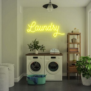 Laundry Sign, Sign for Laundry Room , Laundry Wall Decor Neon Sign ...