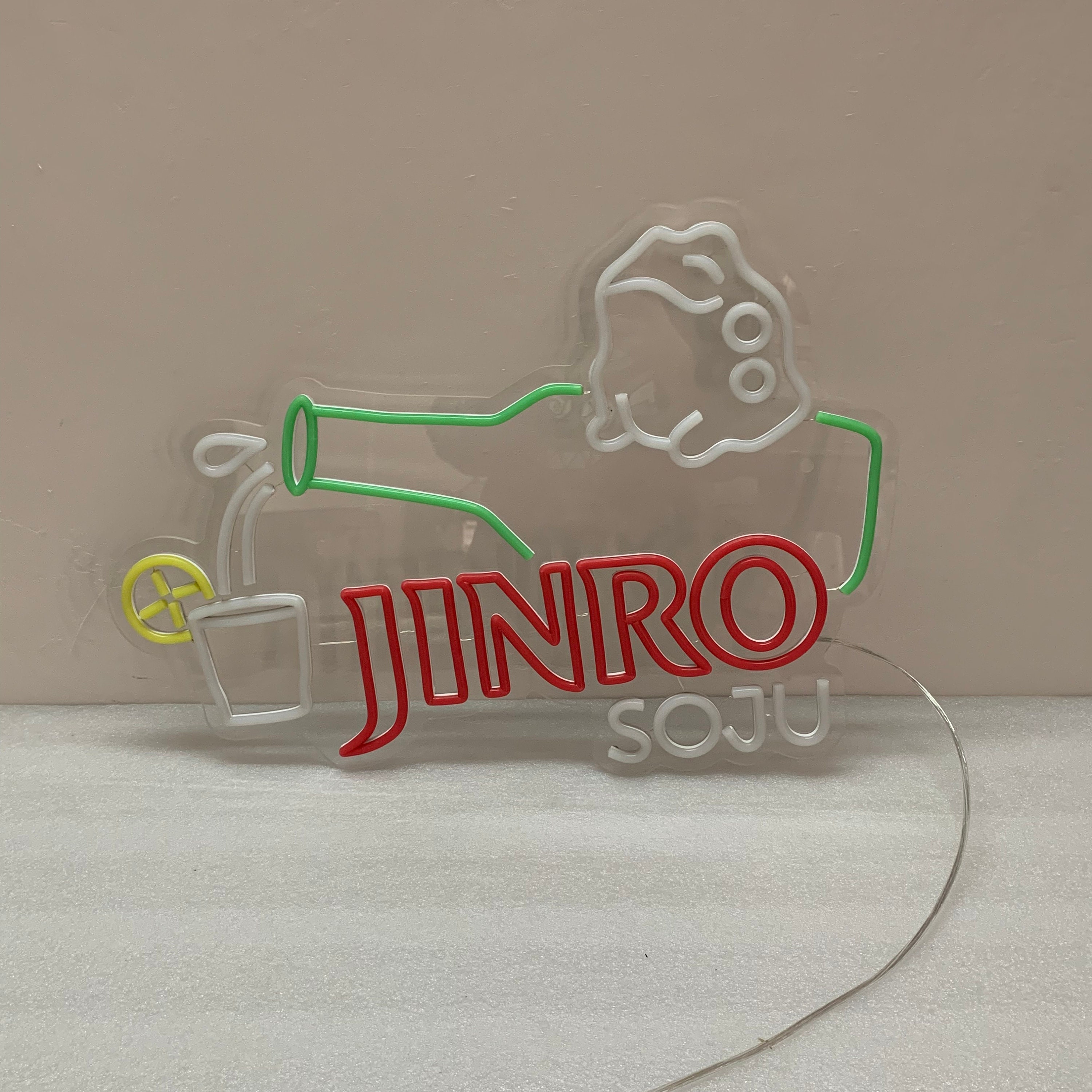 Jinro Soju Neon Light Soju Neon Sign Korean Wall Decor Home - Etsy ...