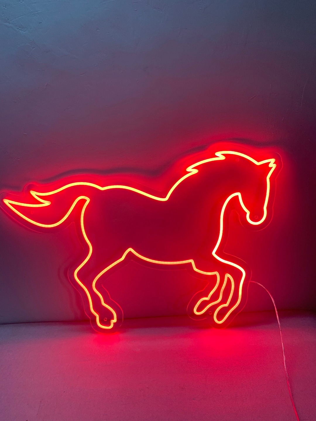 Horse Neon Light, Horse Decor, Horse Room Decor, Horse Wall Art - Etsy