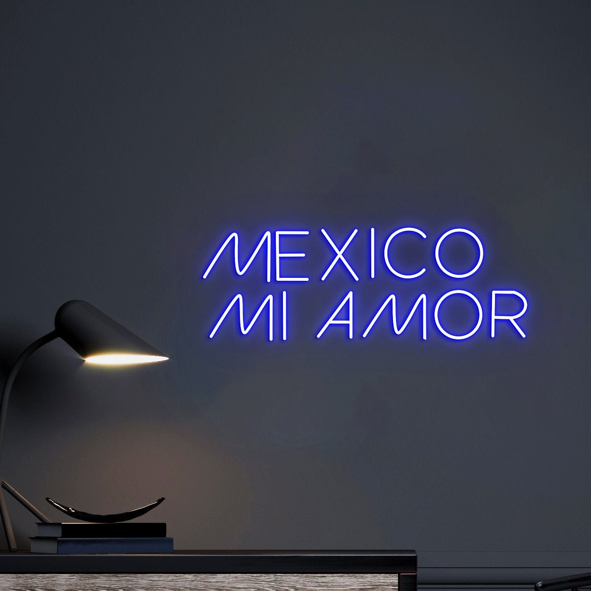 Mexico Mi Amor, Neon Light Signs, Mexican Neon Sign, Mexican Wall ...