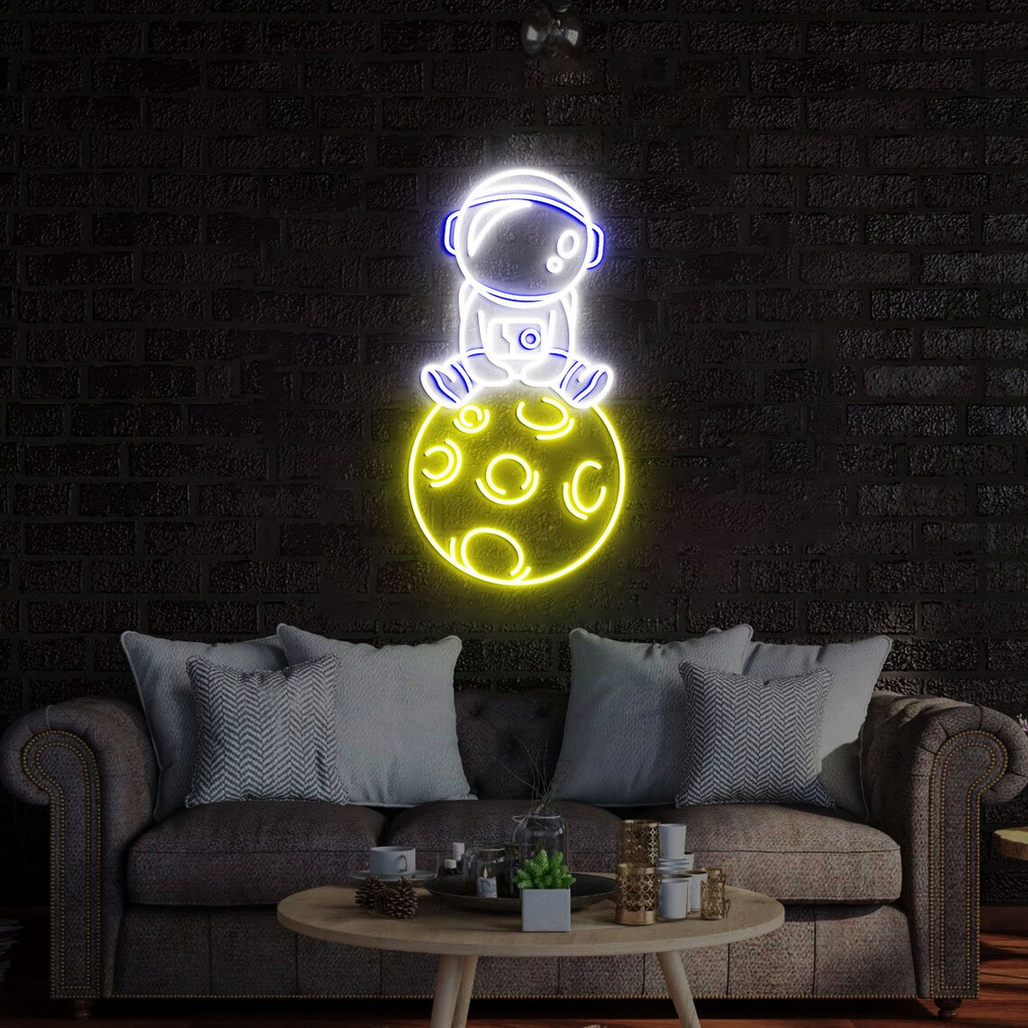 Astronaut Neon Sign Neon Sign Light Decor Astronaut With - Etsy