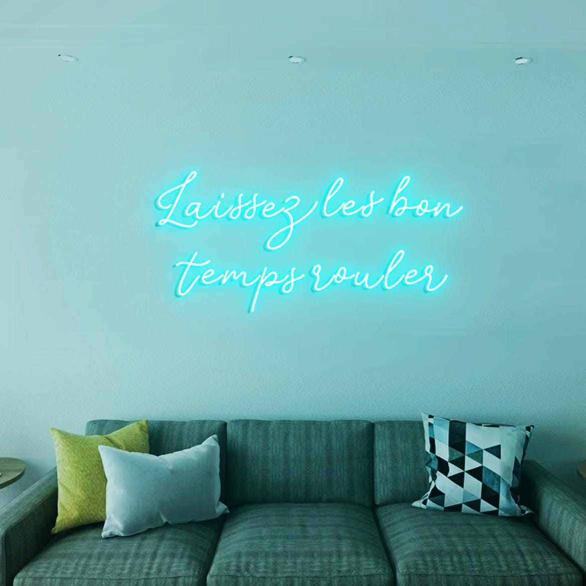 Laissez Les Bon Temps Rouler Neon Sign, Mardi Gras Season Wall Decor ...