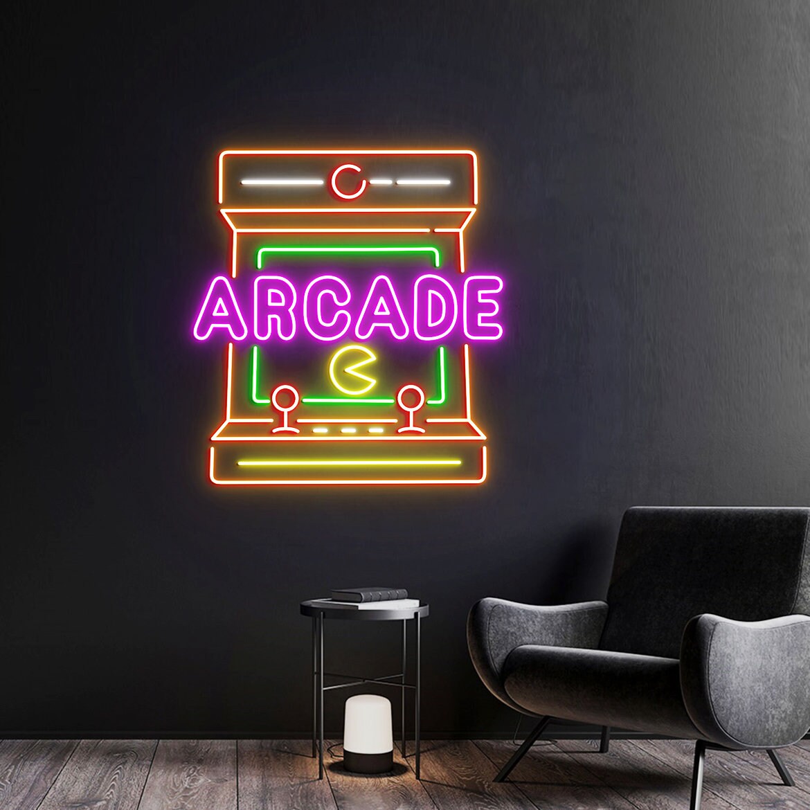 Arcade Neon Sign Arcade Led Sign Arcade Room Decor Arcade - Etsy