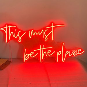 Custom RGB Neon Sign, Custom RGB Sign, Custom Neon Sign With Remote ...