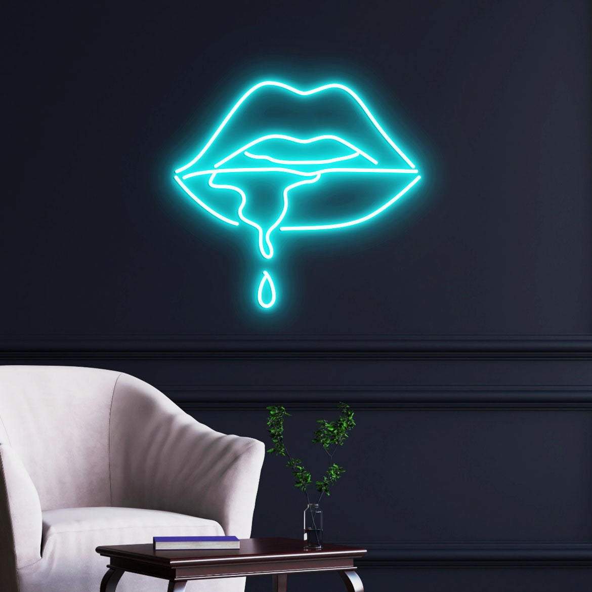 Lips Led Neon Sign Neon Sign Light Decor Lips Bedroom Neon - Etsy