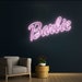 Barbie Neon Sign, Barbie Wall Decor, Barbie Gift, Pink Barbie Doll ...