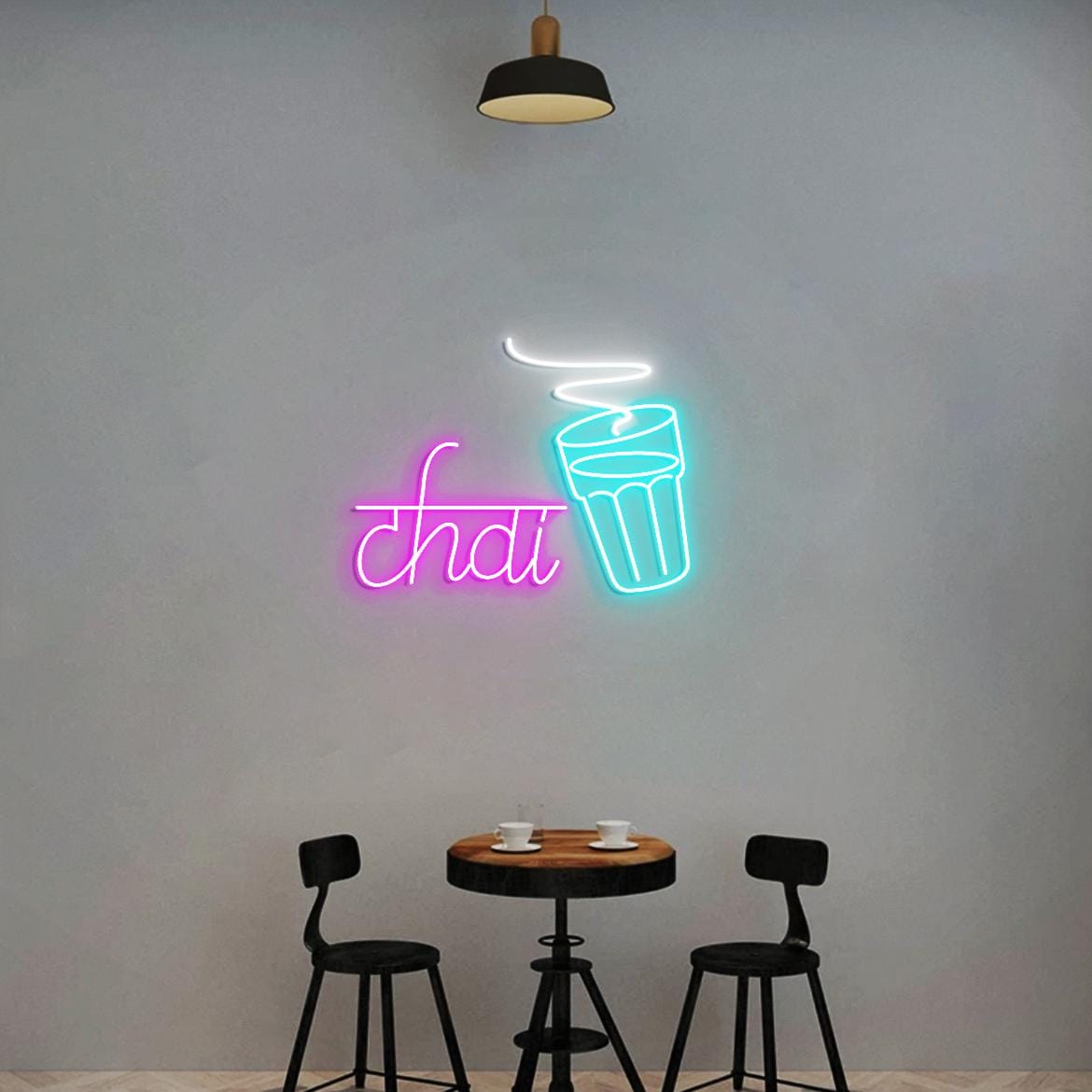 Chai Neon Sign Light, Indian Chai Sign for Dining Room, Restaurants ...