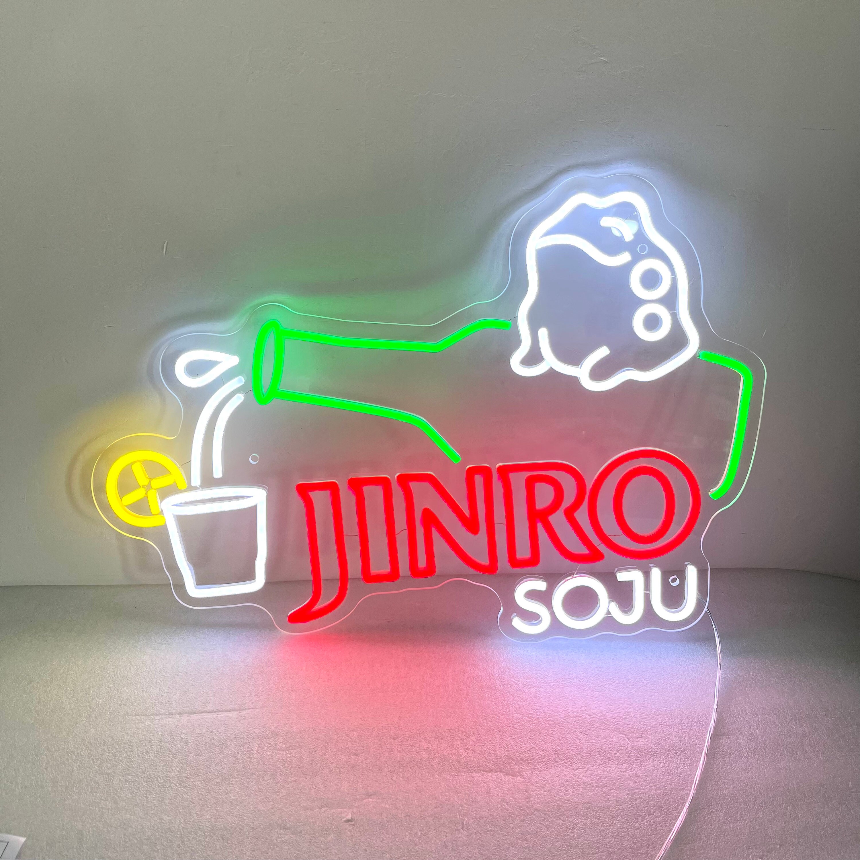 Jinro Soju Neon Light Soju Neon Sign Korean Wall Decor Home - Etsy ...