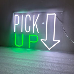 Pick up Here Sign, Pick up Here Led Neon Sign, Custom Color for ...