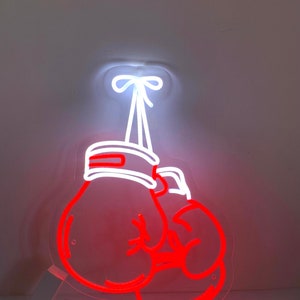 Boxing Gloves Neon Sign, Boxing Neon Sign, Boxing Gloves Sign, Boxers ...