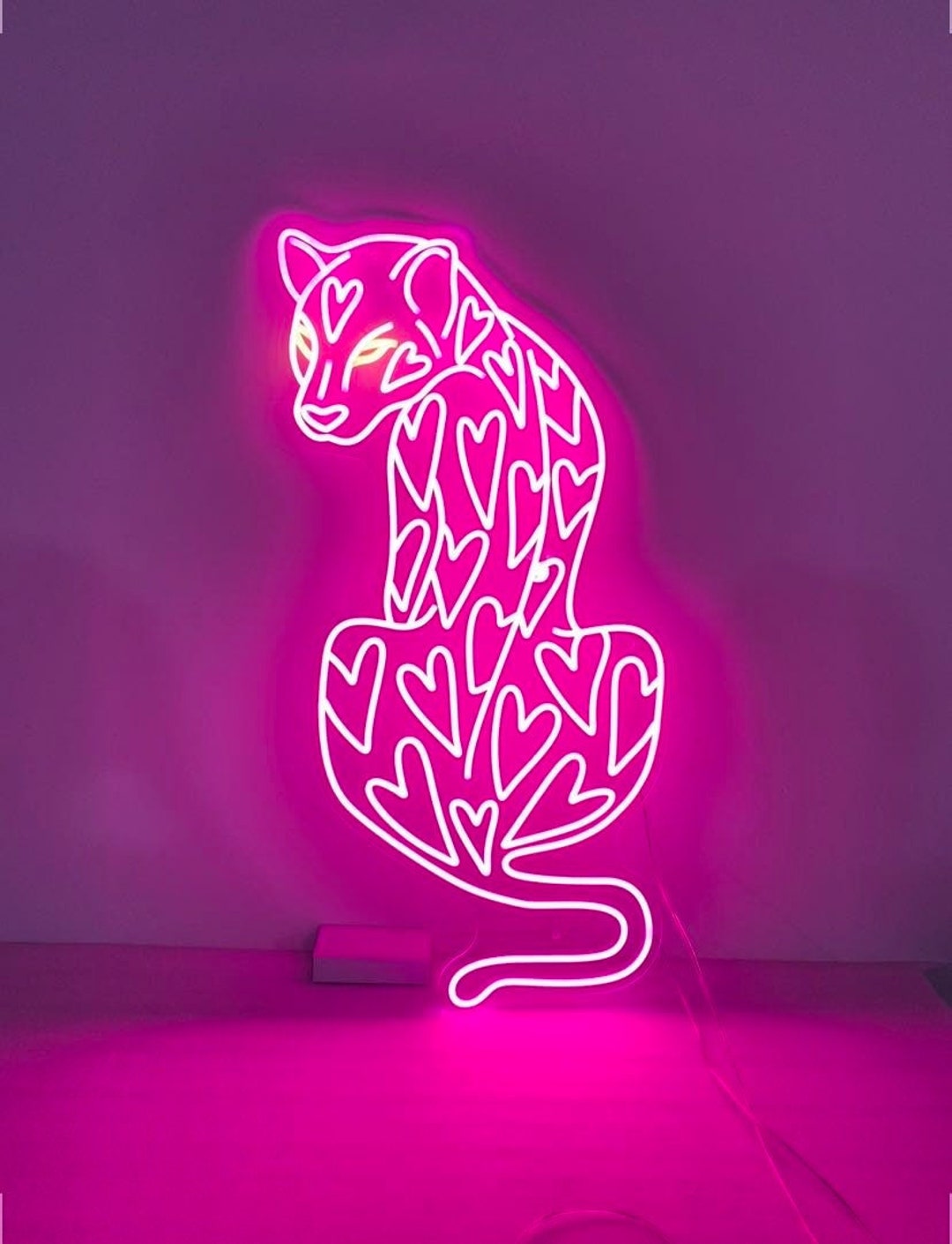 Jaguar Led Neon Light, Neon Sign Light Decor, Jaguar Bedroom Neon Sign ...