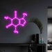 Caffeine Molecule, Led Neon Sign, Wall Decor Caffeine Molecule, Coffee ...