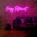 Happy Retirement Neon Sign, Happy Retirement Sign, Retirement Event ...