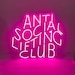 Anti Social Lifting Club, Neon Light Signs, Weight Lifting Sign ...