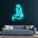 Fox Neon Light, Fox Led Sign, Fox Room Decor, Personalized Fox Animal ...