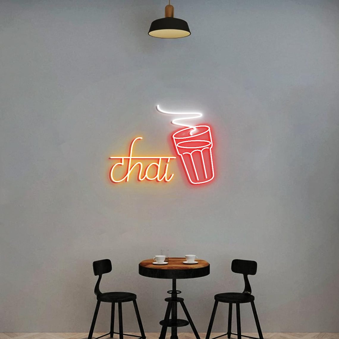 Chai Neon Sign Light, Indian Chai Sign for Dining Room, Restaurants ...