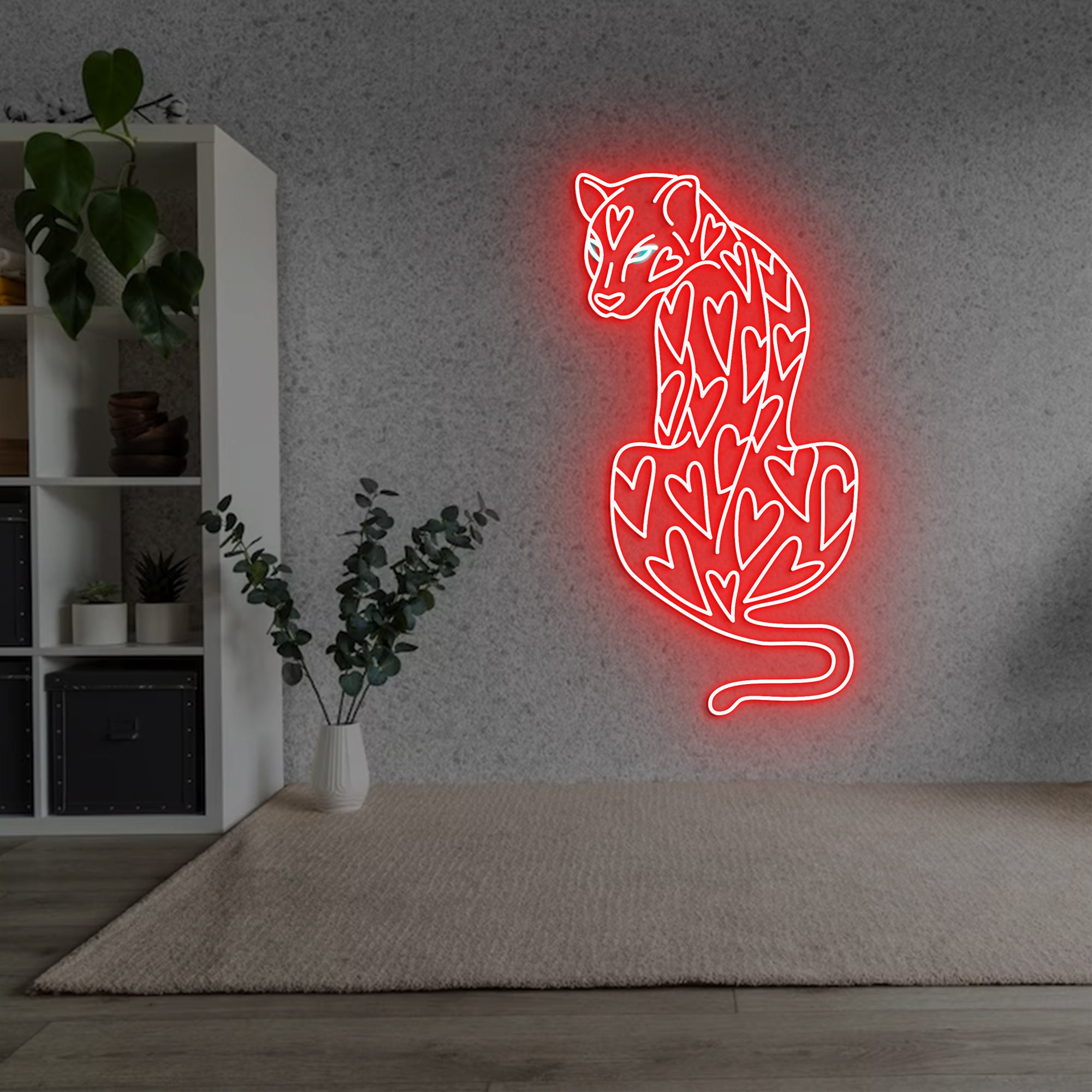 Jaguar Led Neon Light Neon Sign Light Decor Jaguar Bedroom - Etsy