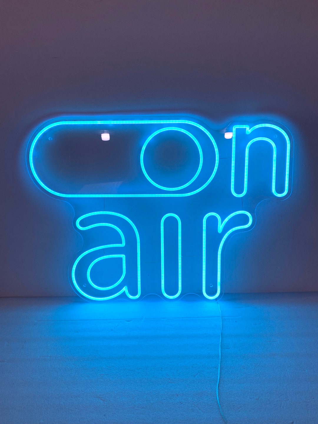 On Air Neon Sign, on Air Sign, Recording Studio Sign, Man Cave Decor ...
