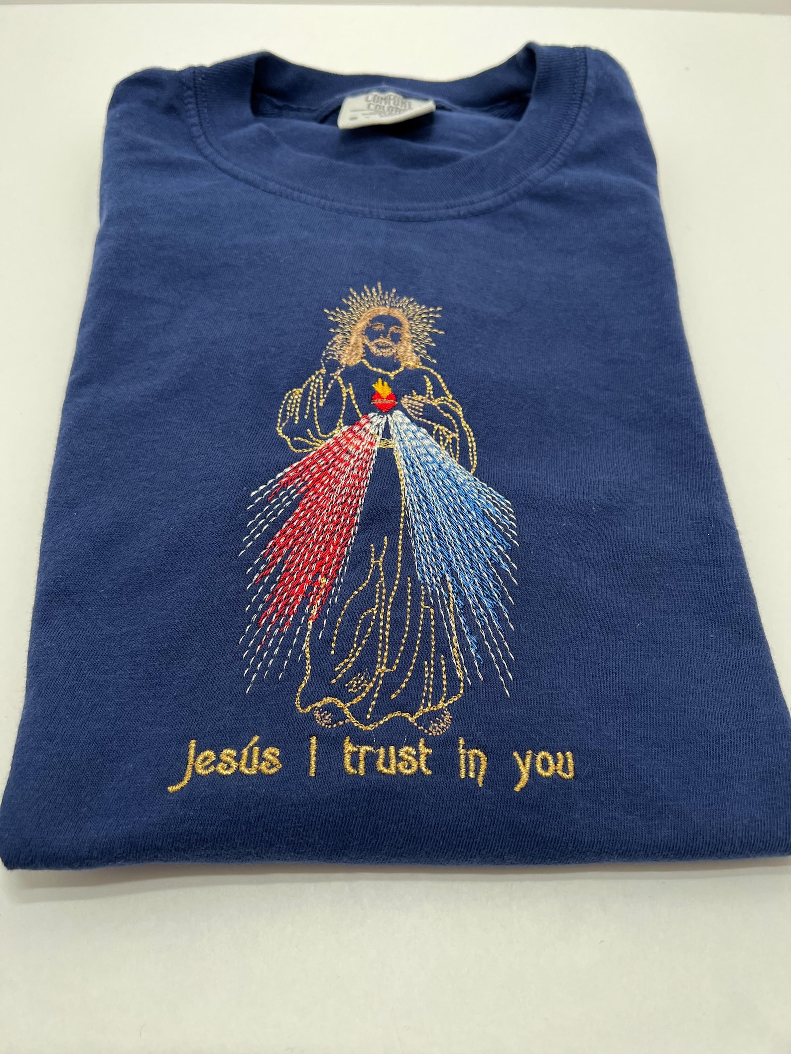 The Divine Mercy Shirt,jesus I Trust in You,sacred Heart of Jesus T ...