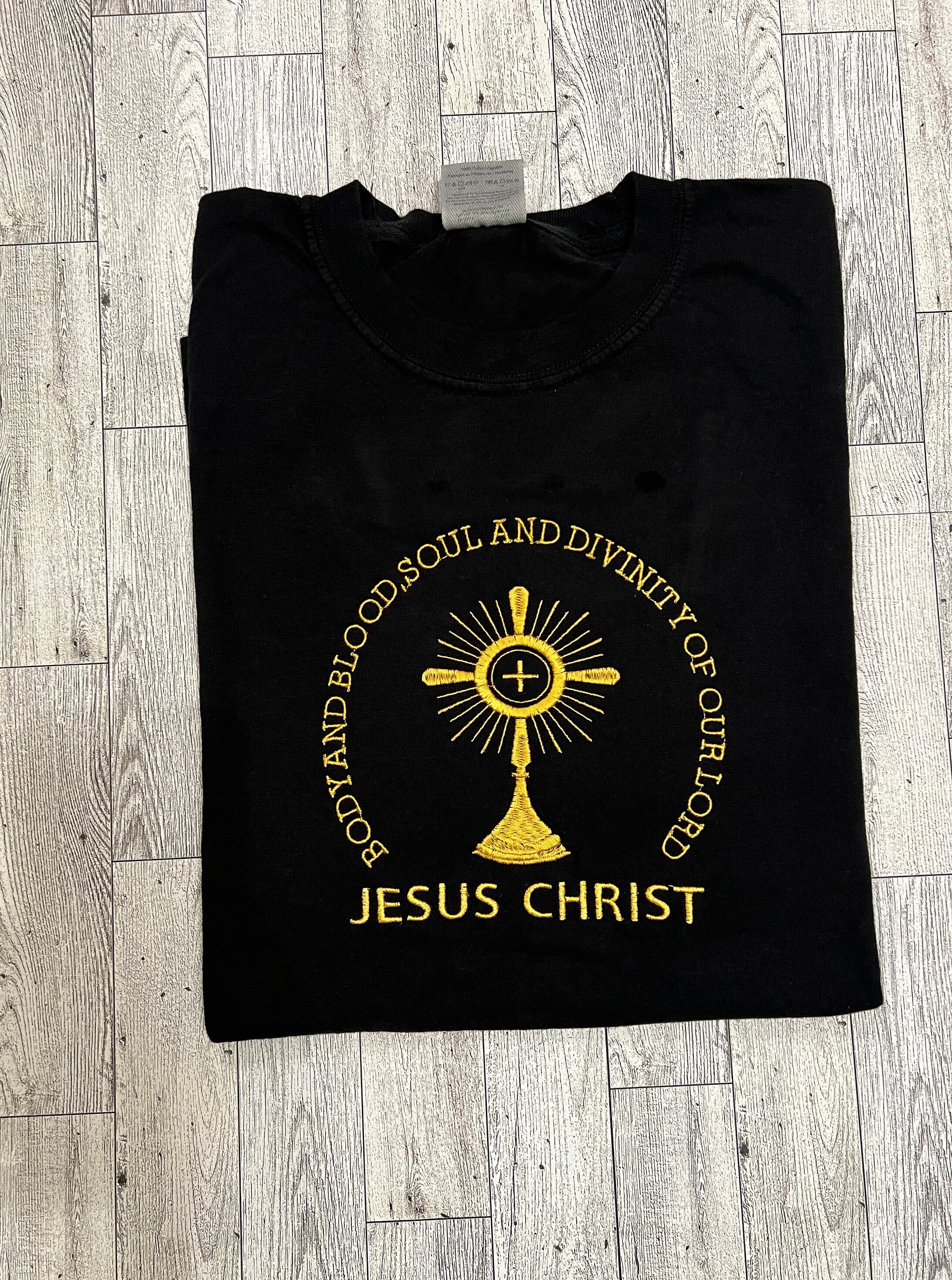 Catholic Shirt for Men, Soul and Divinity of Our Lord, Jesus Christ ...