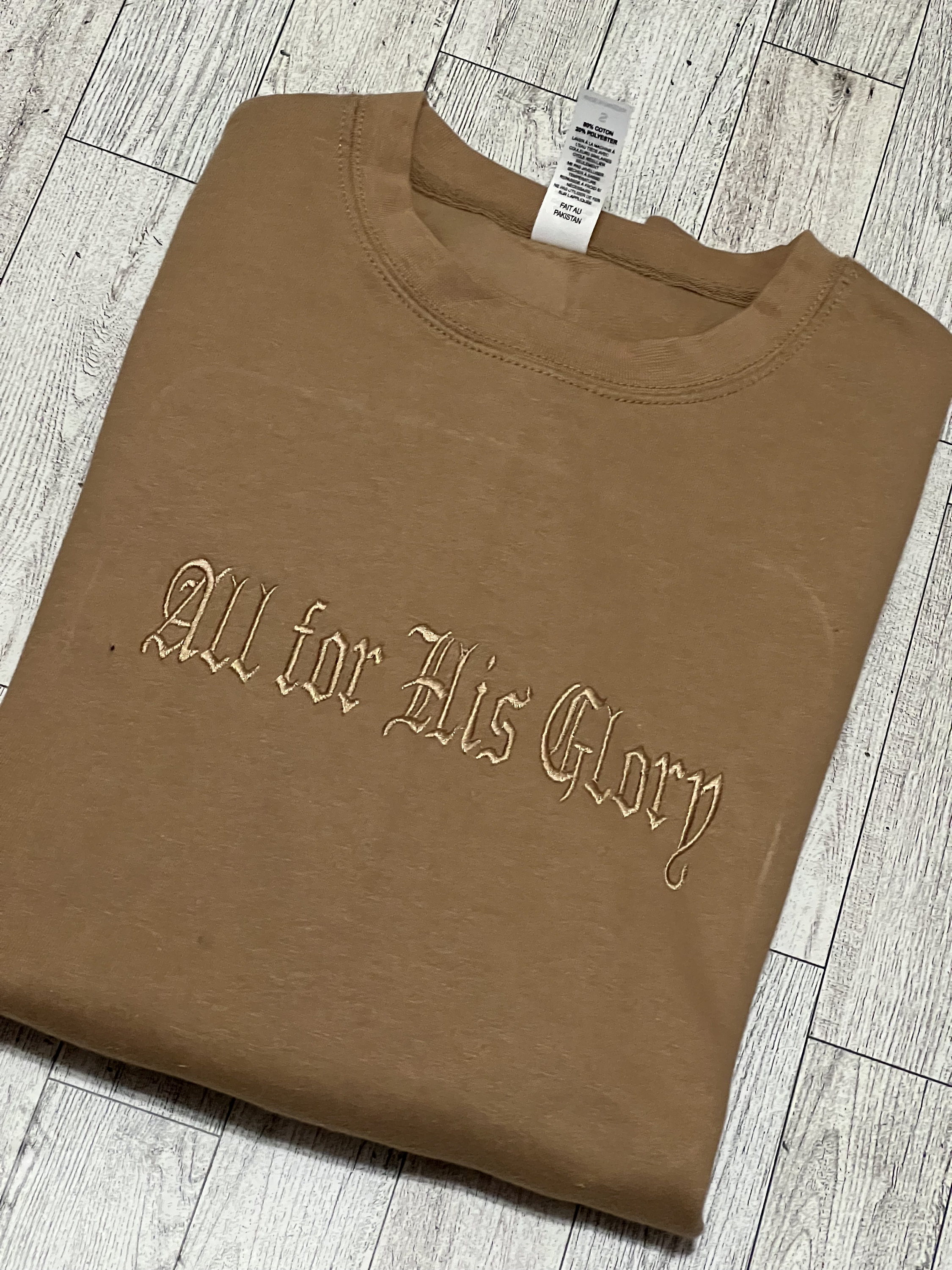 All for His Glory, for His Glory, Jesus Christ,my Lord and My God Shirt ...