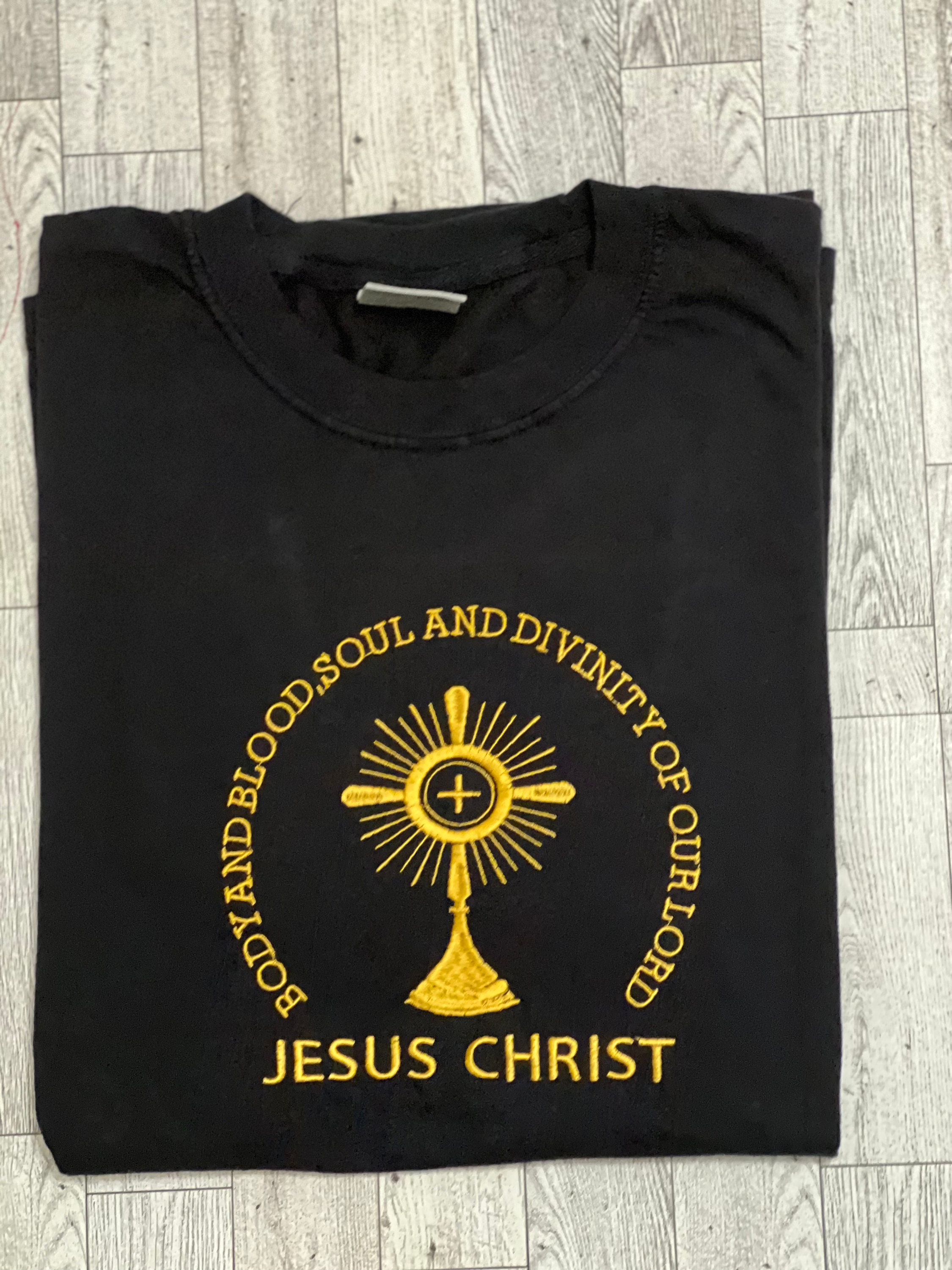 Catholic Shirt for Men, Soul and Divinity of Our Lord, Jesus Christ ...