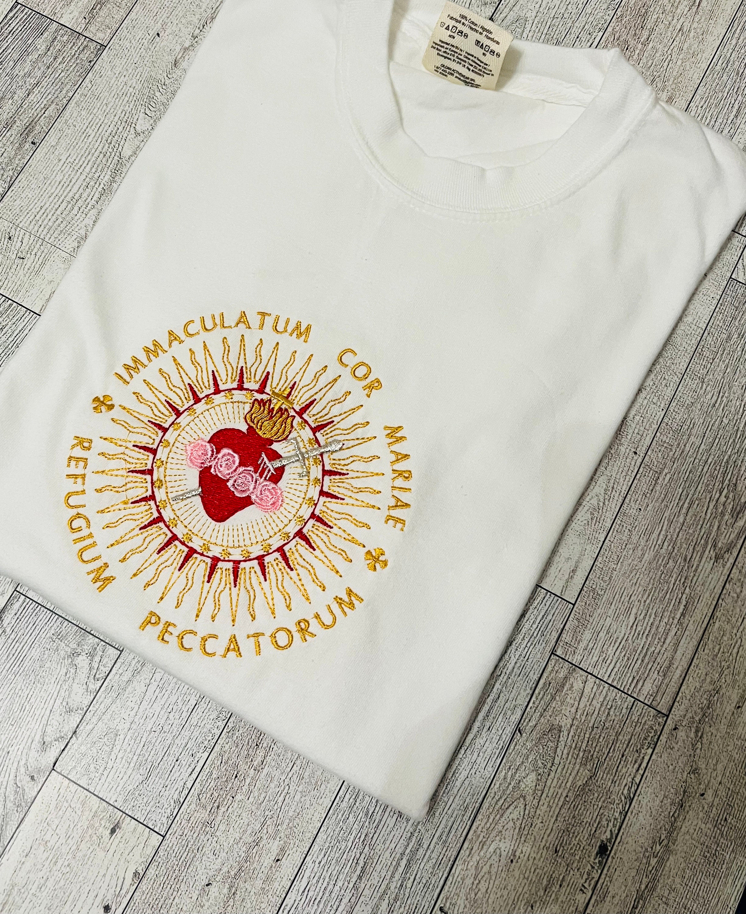 Immaculate Heart of Mary, Mary of God, Catholic Shirt, Virgin Mary,ave ...