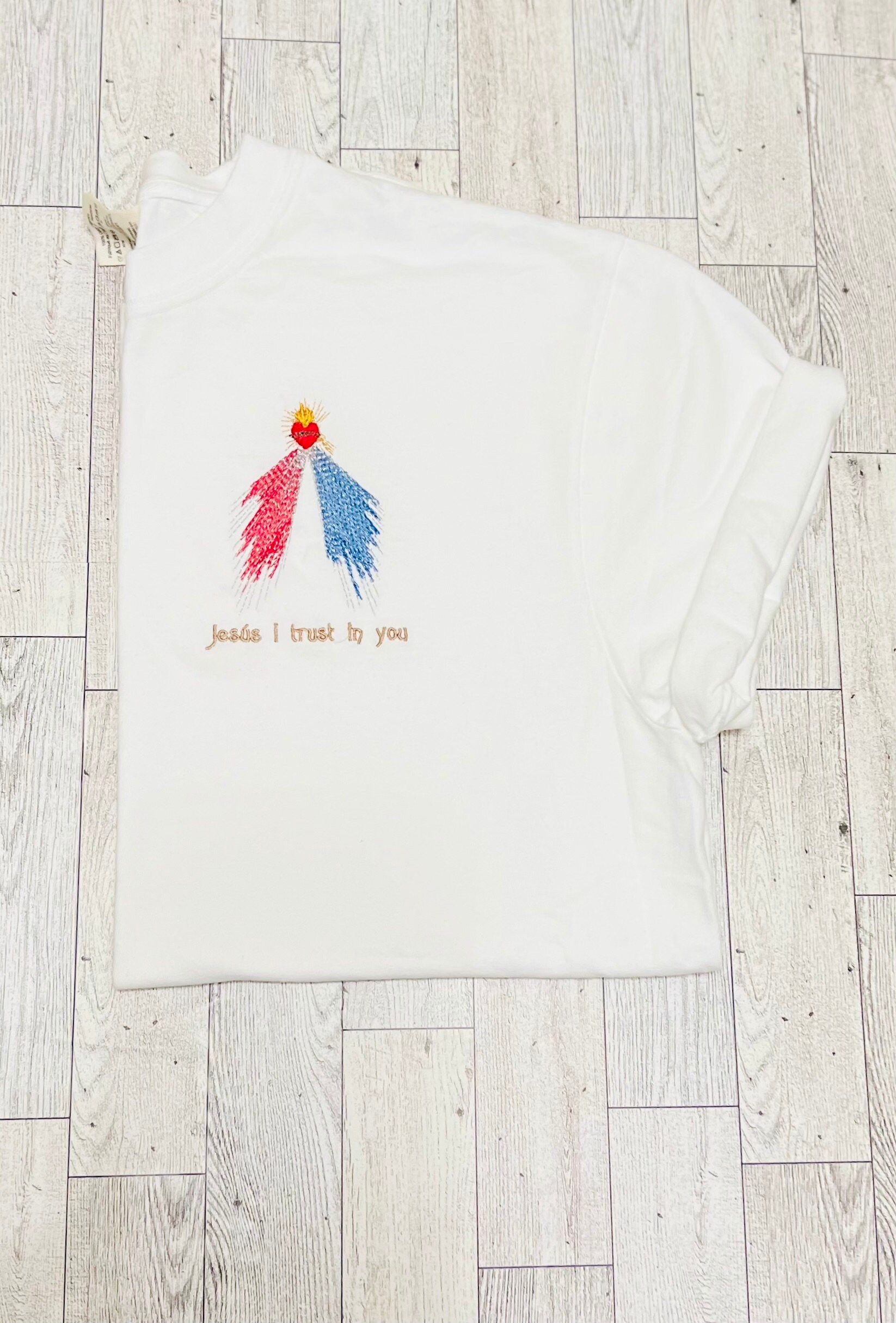 Divine Mercy Shirt, Jesus I Trust in You,sacred Heart of Jesus T Shirt ...