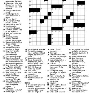 Full Sized (15x15) - Customized Printable Crossword Puzzle - Etsy