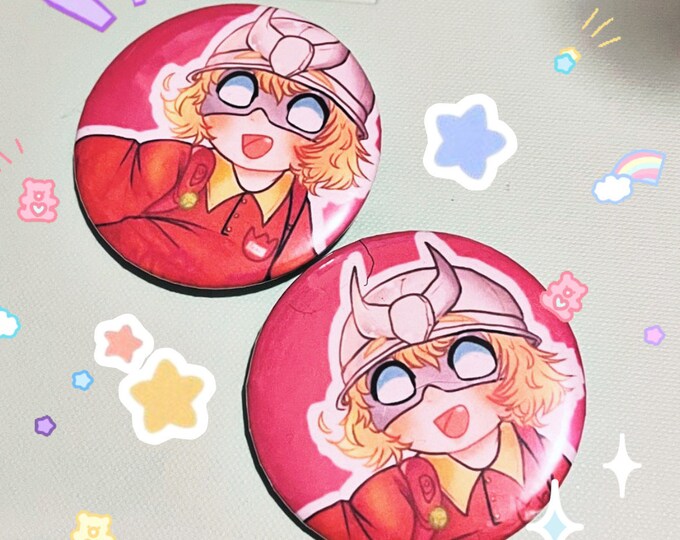 Kinderchar Button // Fanart - Etsy