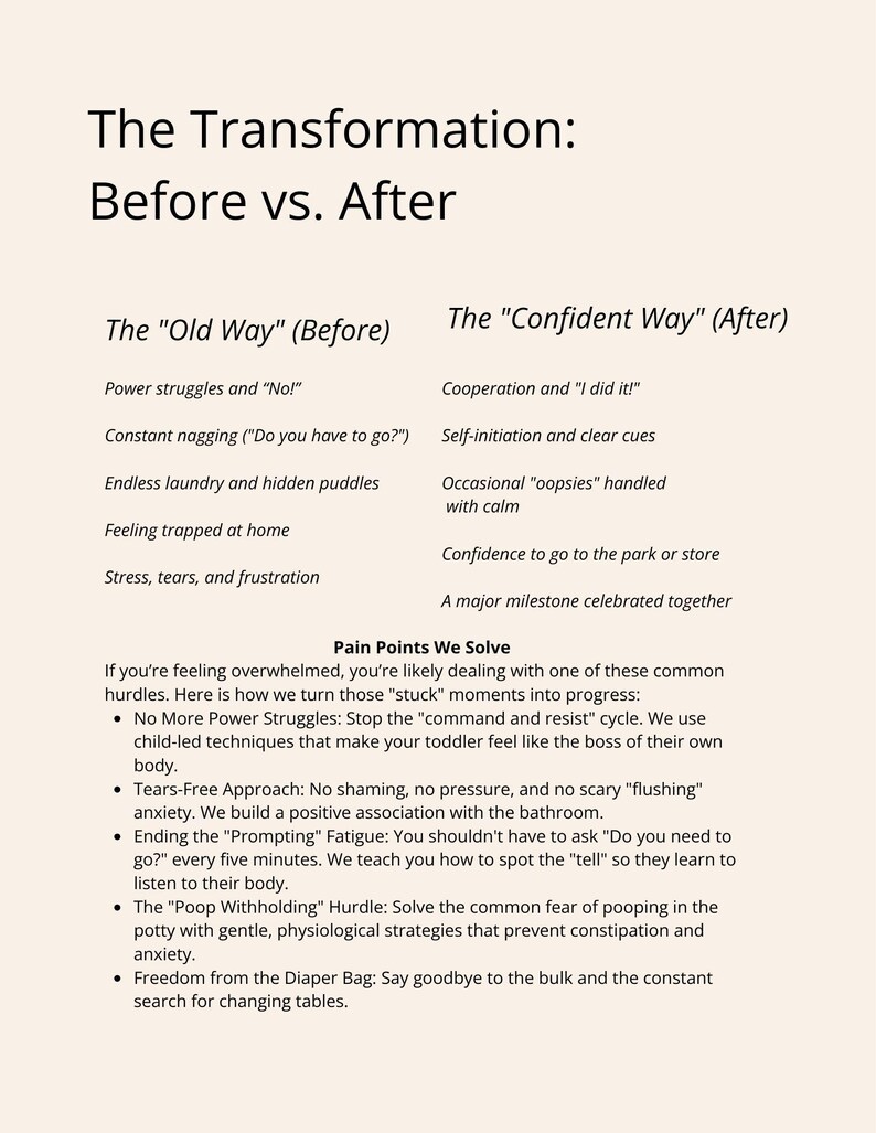 5-step Success Method Potty Training Guide PDF | Toddler Toilet ...